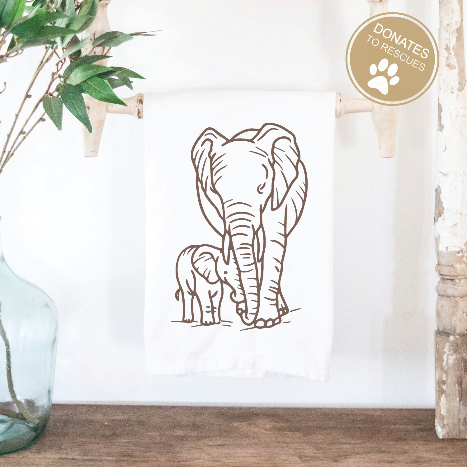 Mama and Baby Elephant Clipart SVG Cricut Silhouette More - Etsy