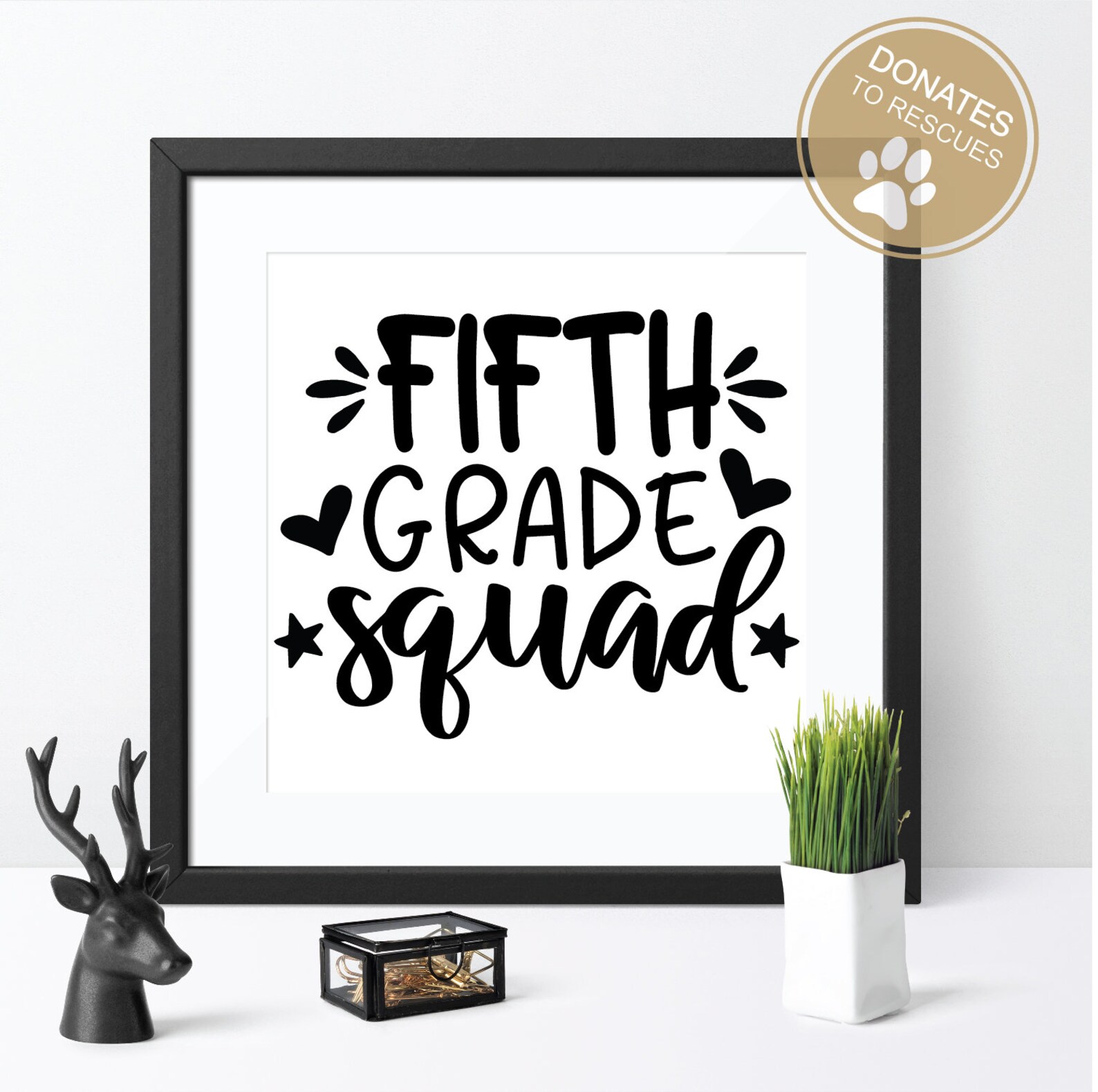 Fifth Grade Squad SVG Back to School SVG School Svg | Etsy