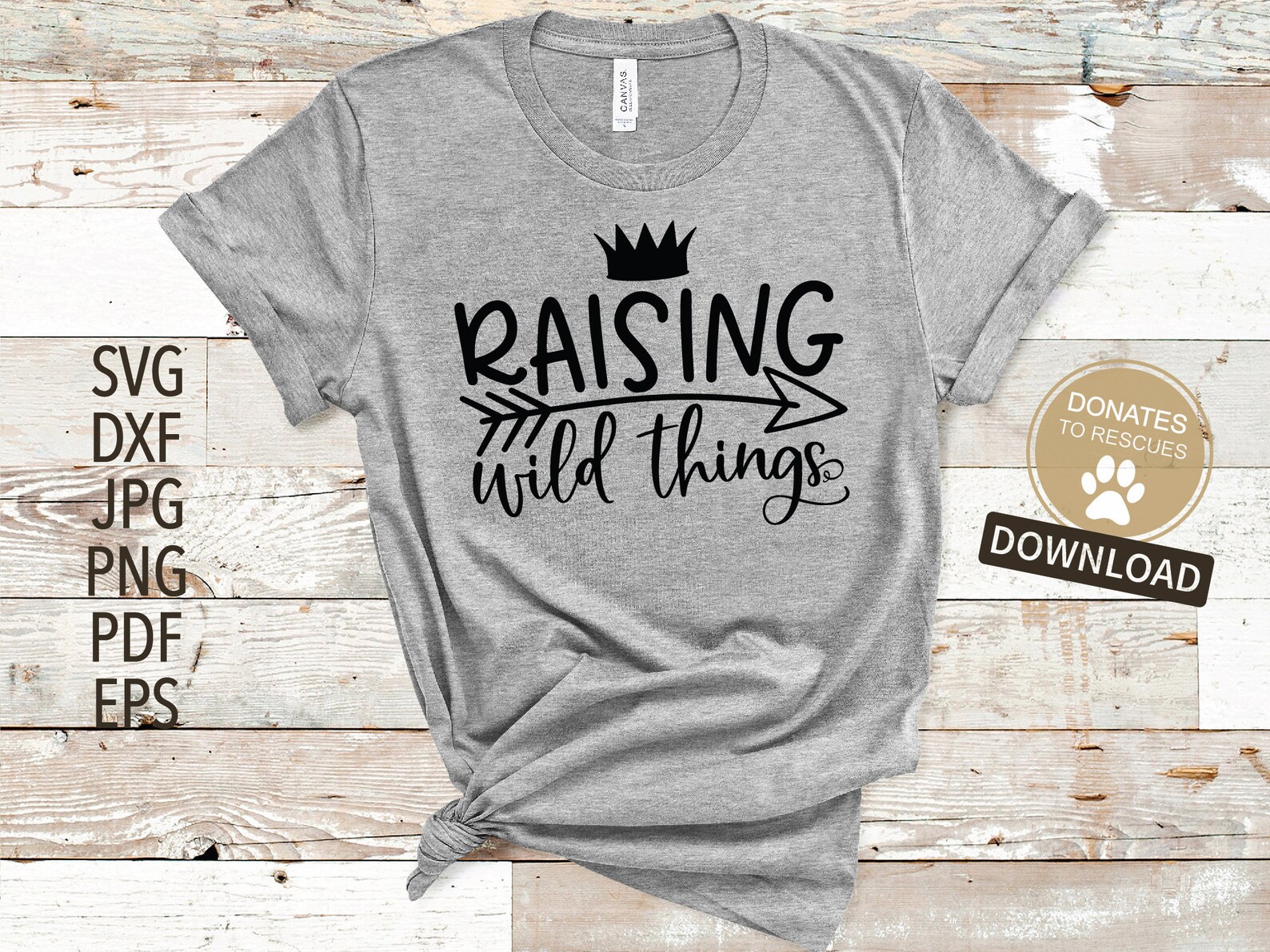 Raising Wild Things SVG | Mom Svg | Cricut, Silhouette + More | Funny ...