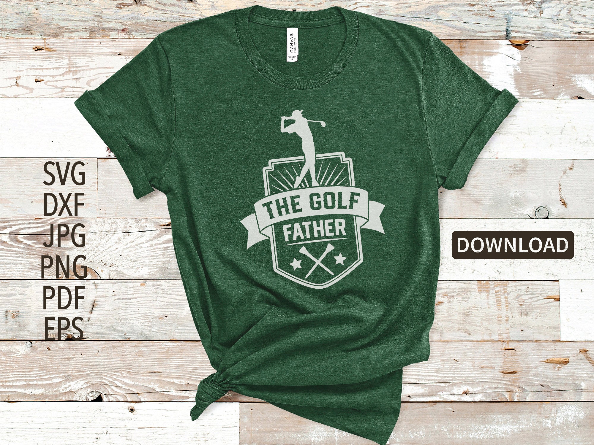 The Golf Father SVG | Cricut, Silhouette + More | Dad Svg | Fathers Day ...