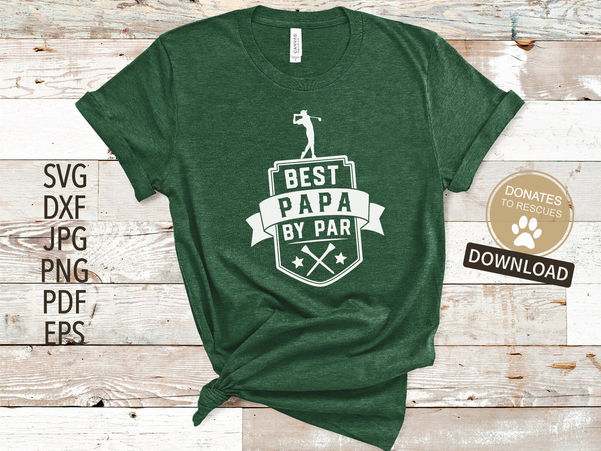 Best Papa by Par SVG Cricut Silhouette More Best Dad - Etsy