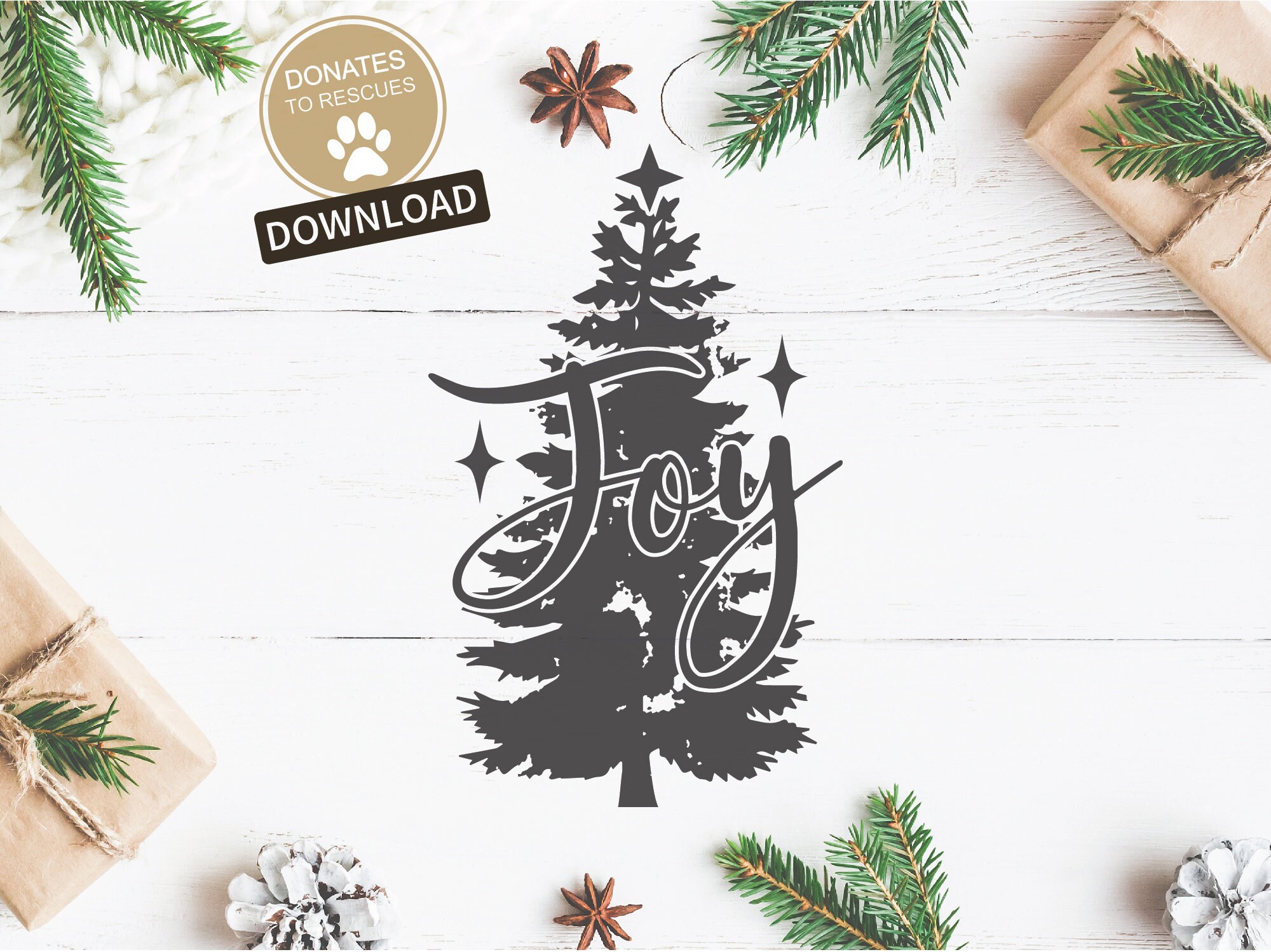 Joy Christmas Tree SVG Christmas SVG Christmas Sign Svg - Etsy