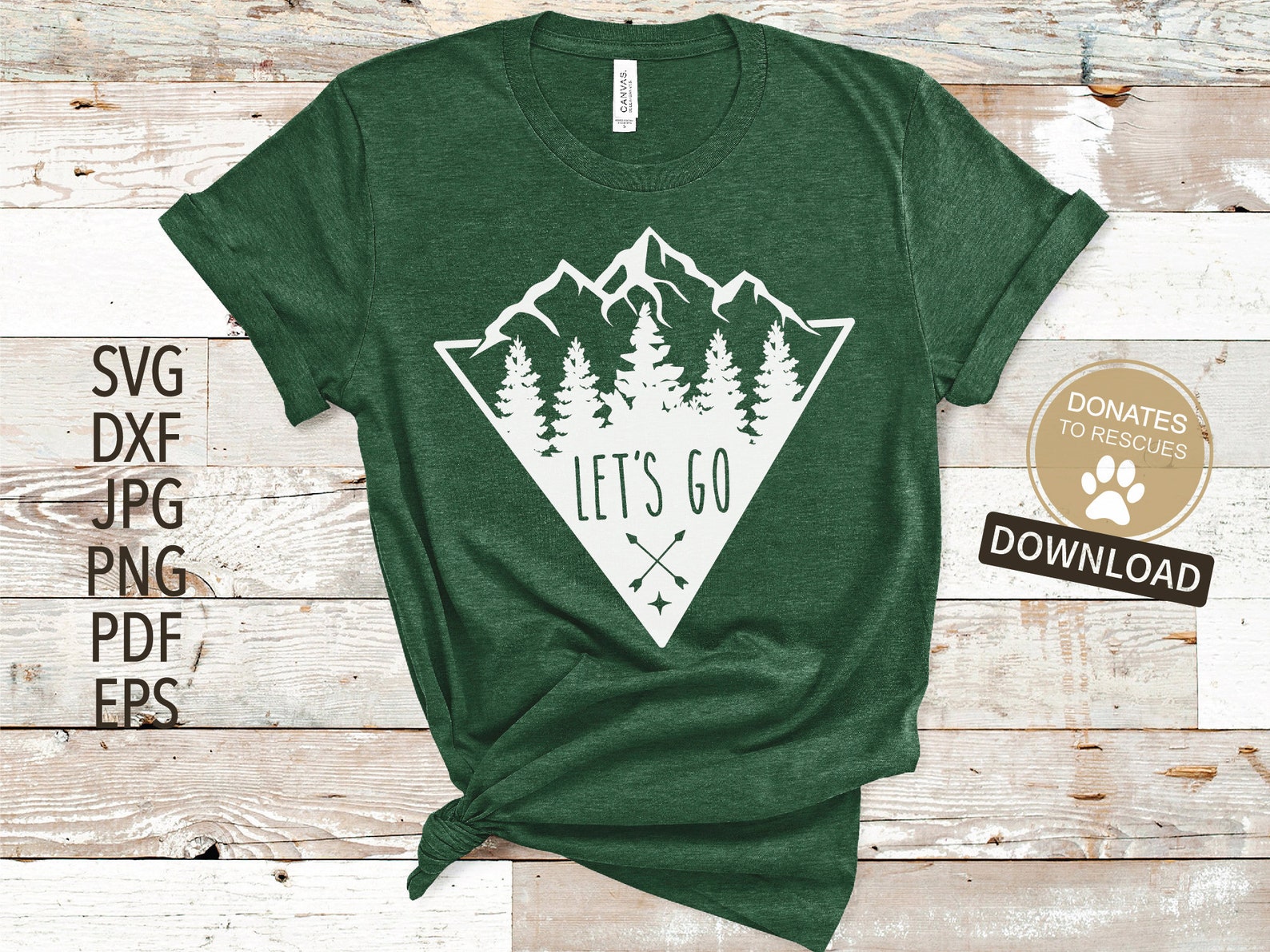 Let's Go SVG adventure svg Cricut Silhouette More | Etsy