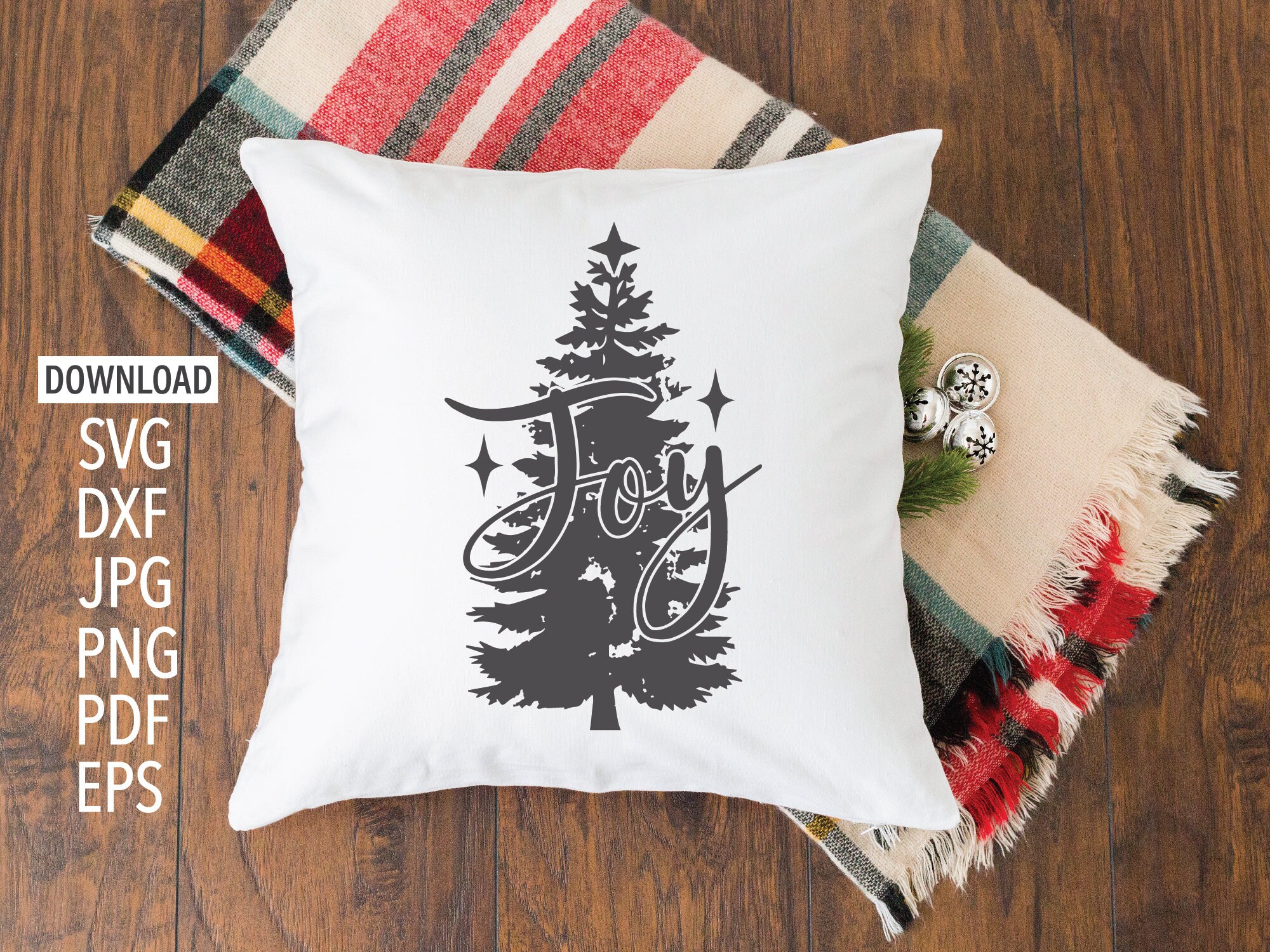 Joy Christmas Tree SVG Christmas SVG Christmas Sign Svg - Etsy