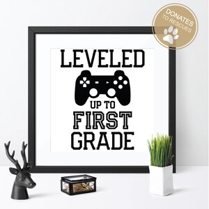 Leveled up to First Grade SVG | Back to School SVG | School Svg ...