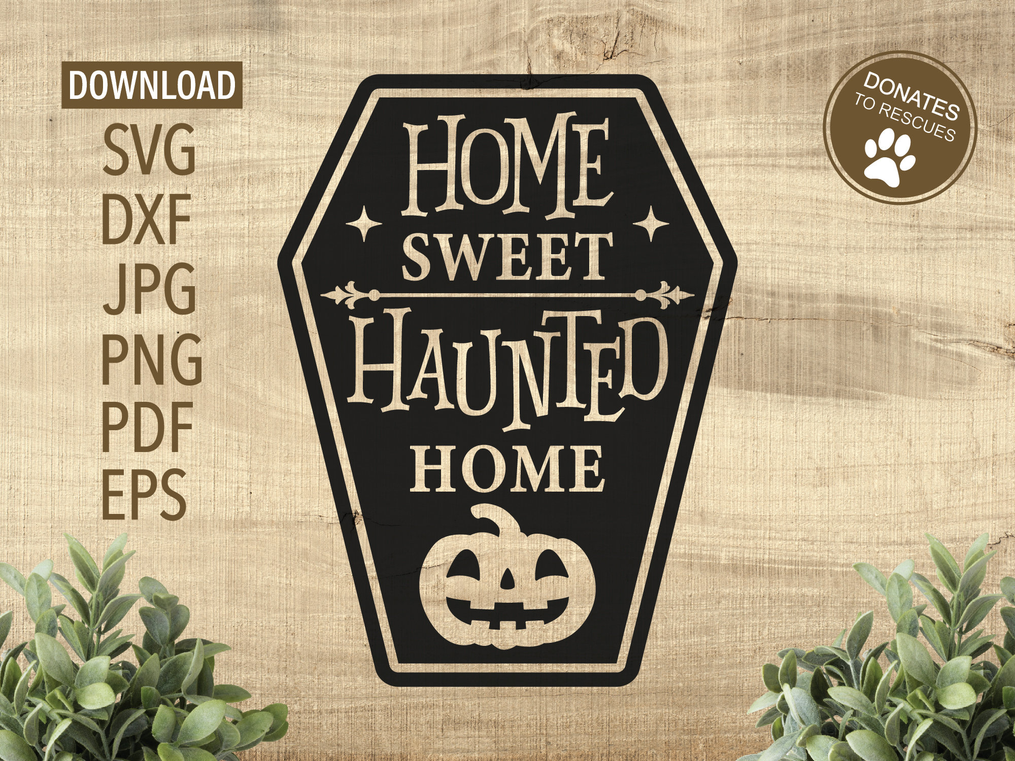 Home Sweet Haunted Home SVG Halloween Svg Cricut - Etsy