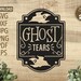 Ghost Tears Halloween Label SVG | Cricut, Silhouette + More ...