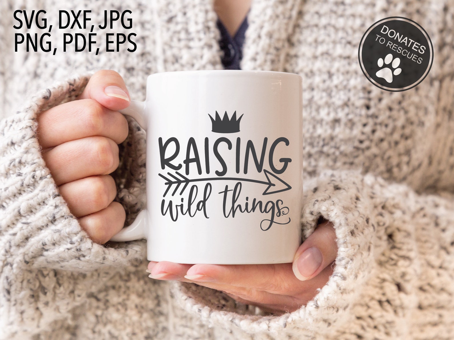 Raising Wild Things SVG Mom Svg Cricut Silhouette More - Etsy