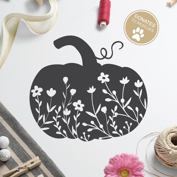 Fall Pumpkin Svg - Etsy