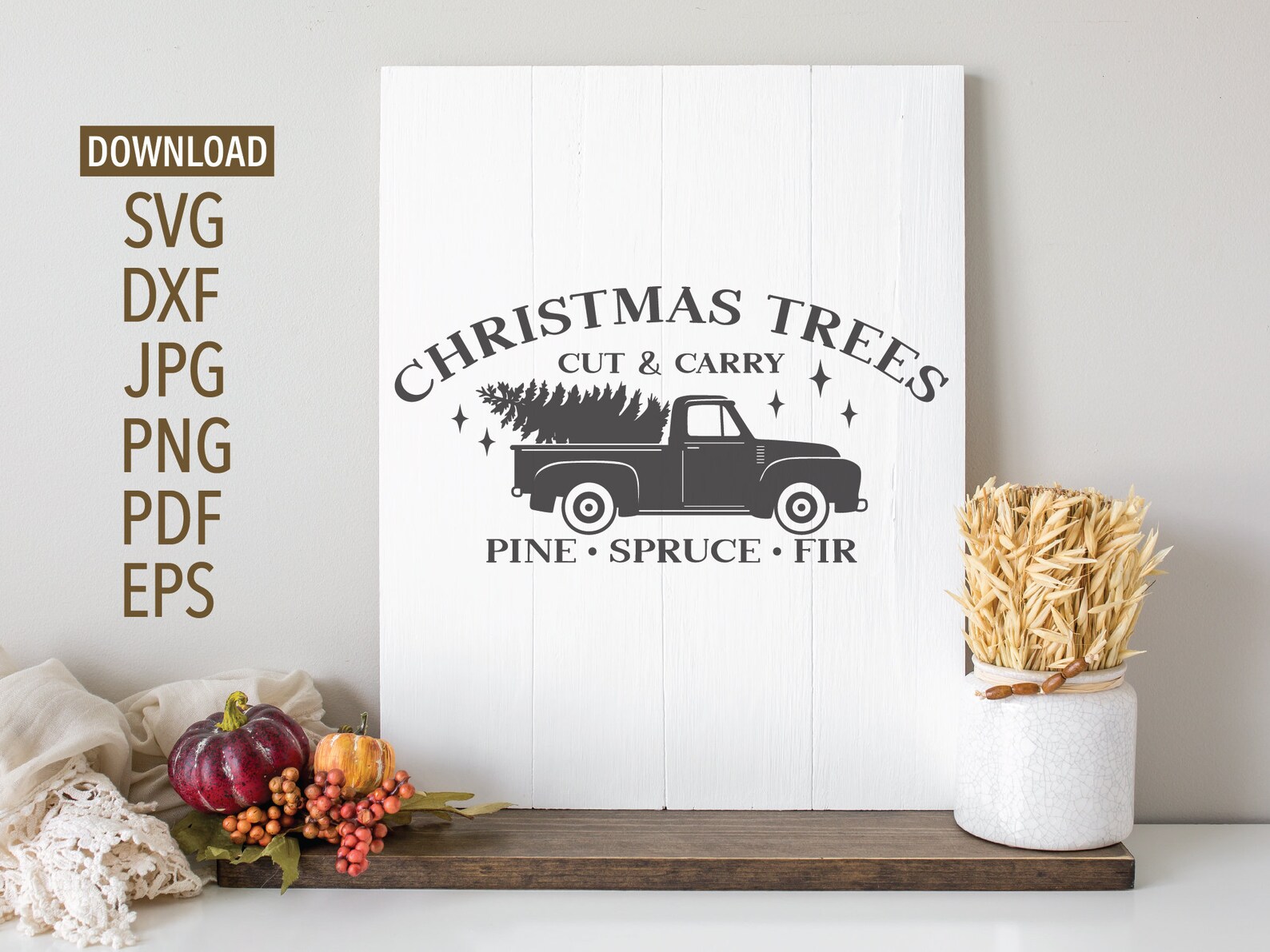 Christmas Trees Christmas Sign SVG Cut and Carry Svg | Etsy