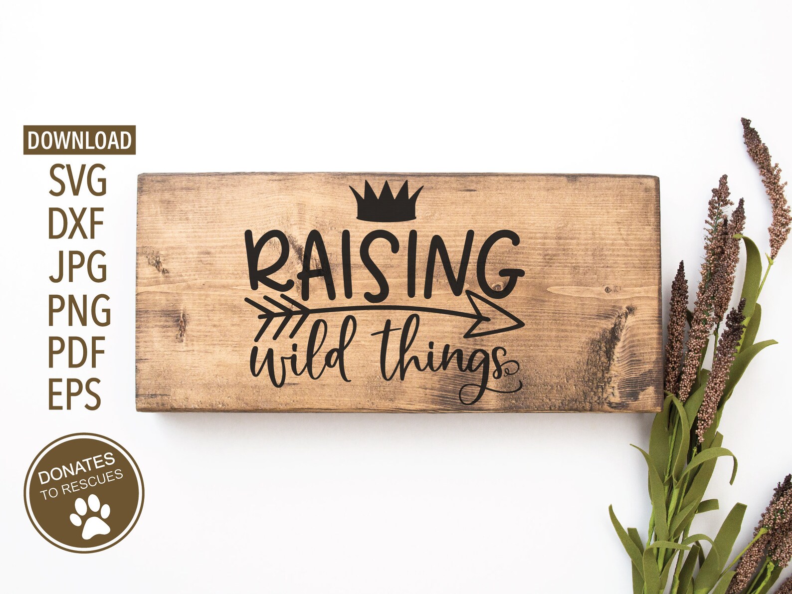 Raising Wild Things SVG Mom Svg Cricut Silhouette More - Etsy