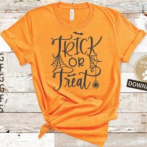 Trick or Treat Halloween SVG | Fun Trick or Treating Shirt SVG ...