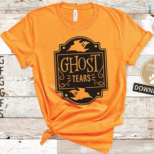 Ghost Tears Halloween Label SVG | Cricut, Silhouette + More ...