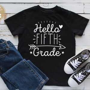 Hello Fifth Grade SVG Back to School SVG School Svg - Etsy
