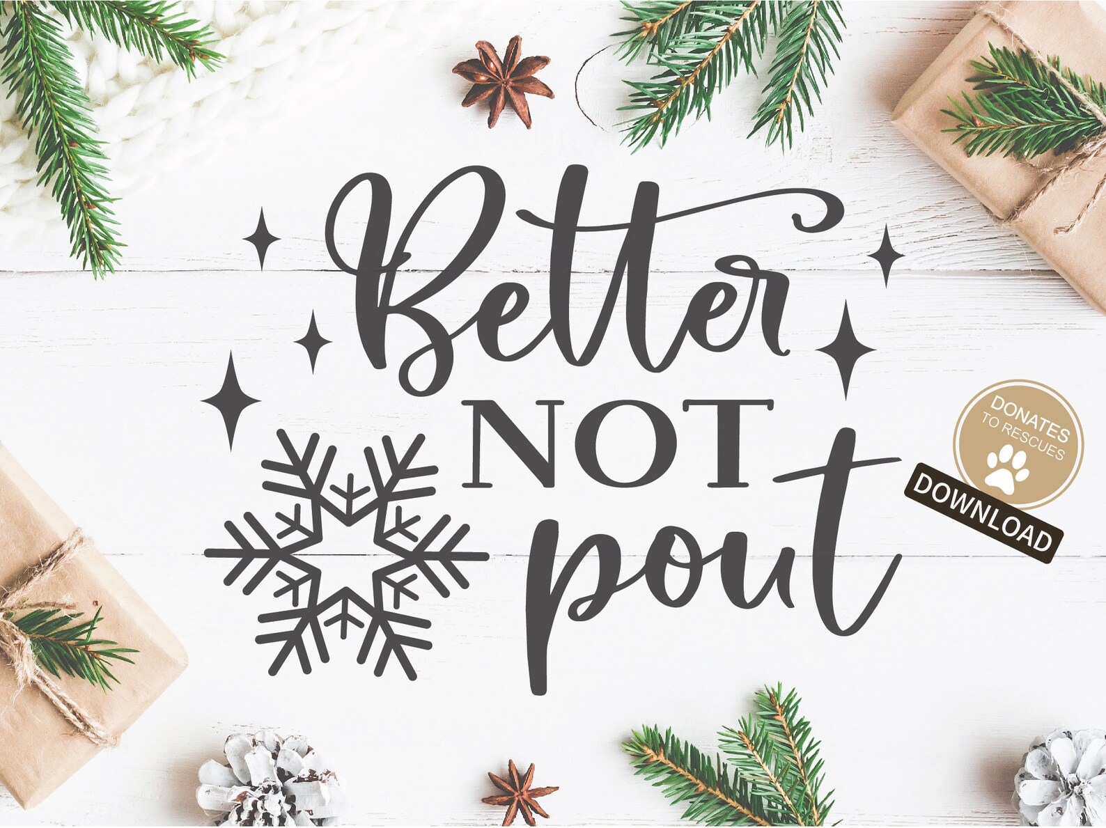 Better Not Pout Christmas SVG | Christmas Shirt Svg | Christmas Sign ...