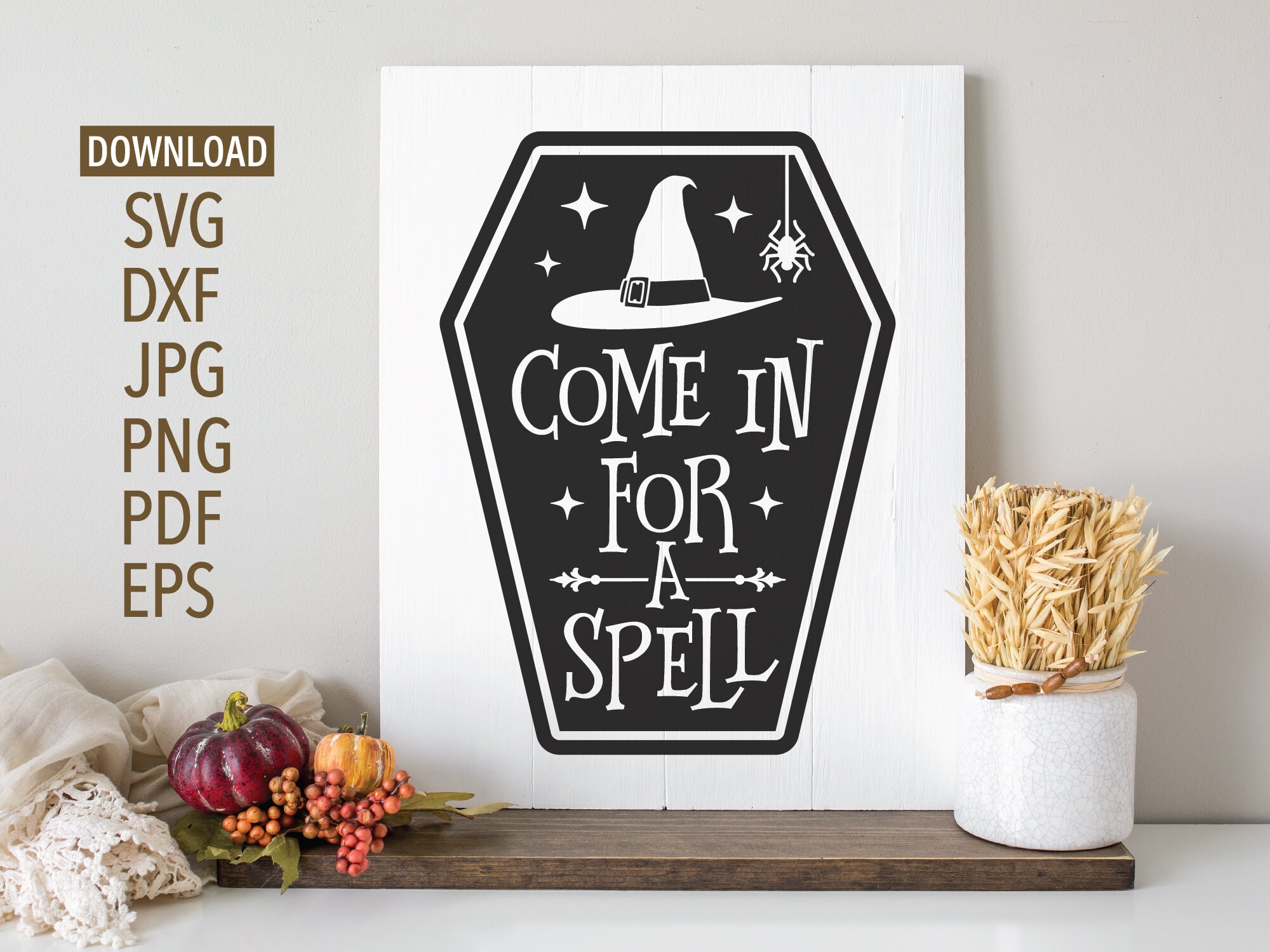 Come in for a Spell SVG Halloween SVG Cricut Silhouette - Etsy
