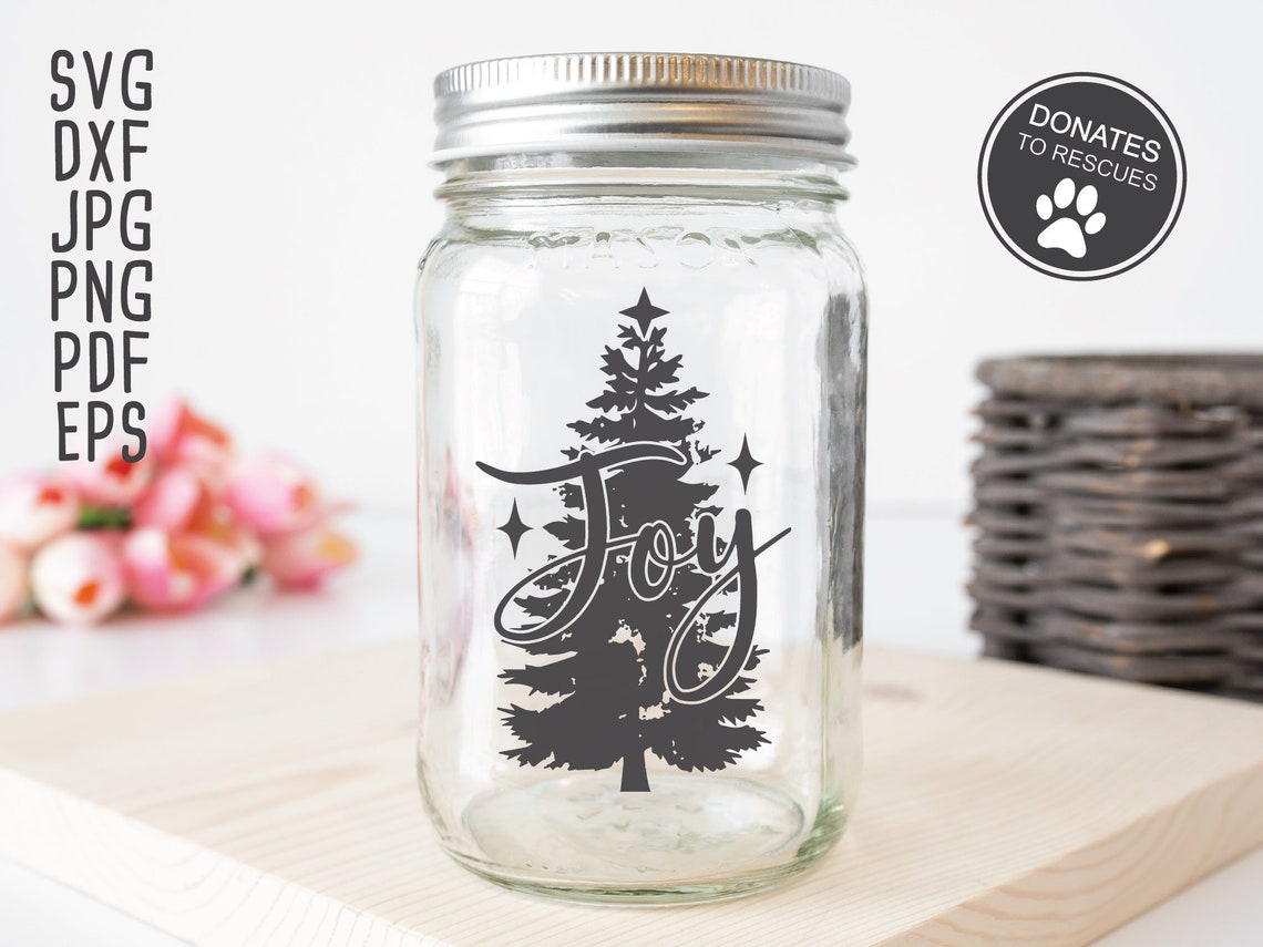 Joy Christmas Tree SVG Christmas SVG Christmas Sign Svg - Etsy