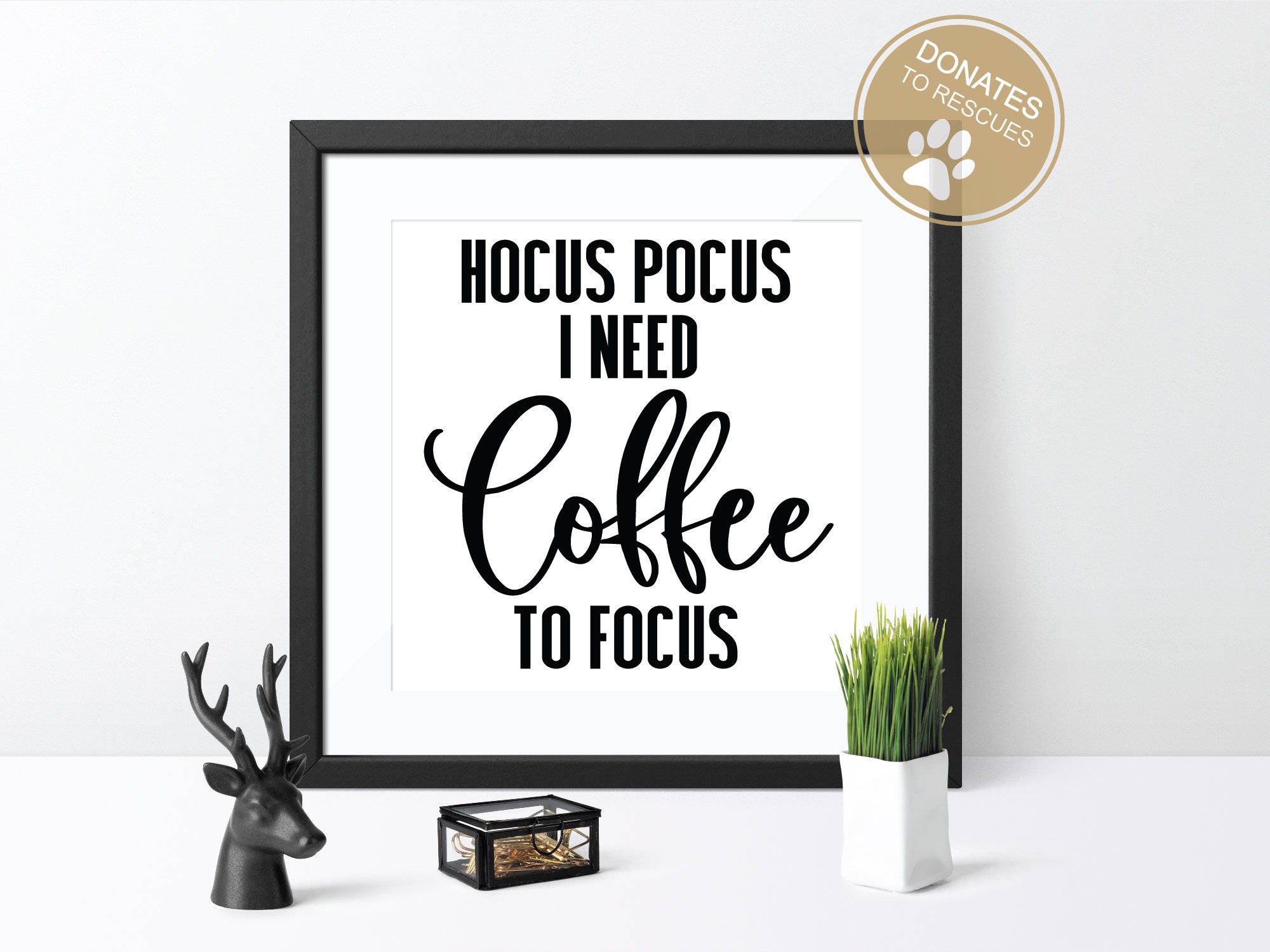 Hocus Pocus I Need Coffee to Focus SVG Halloween SVG | Etsy