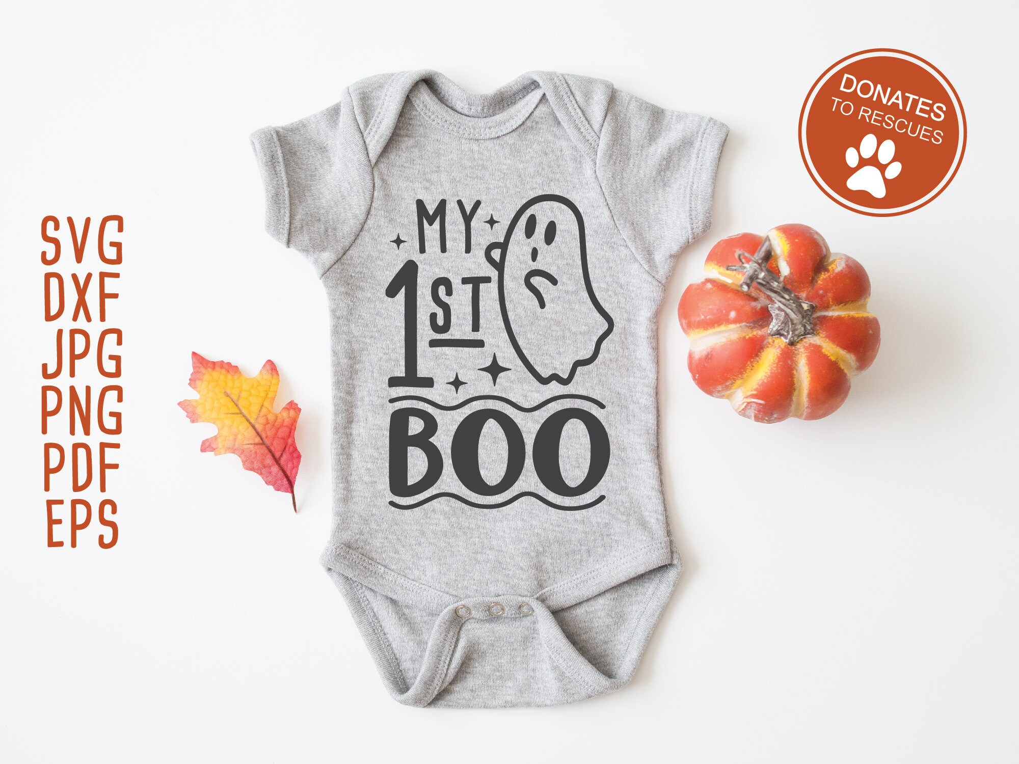 My First BOO SVG Baby Halloween SVG Cricut Silhouette - Etsy