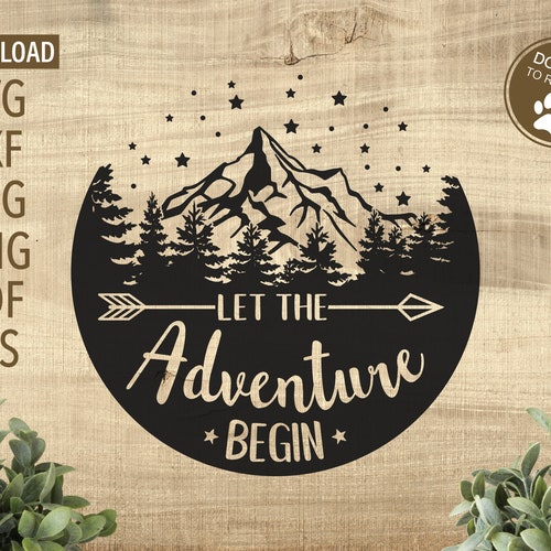 Let the Adventure Begin SVG Adventure Svg Cricut - Etsy