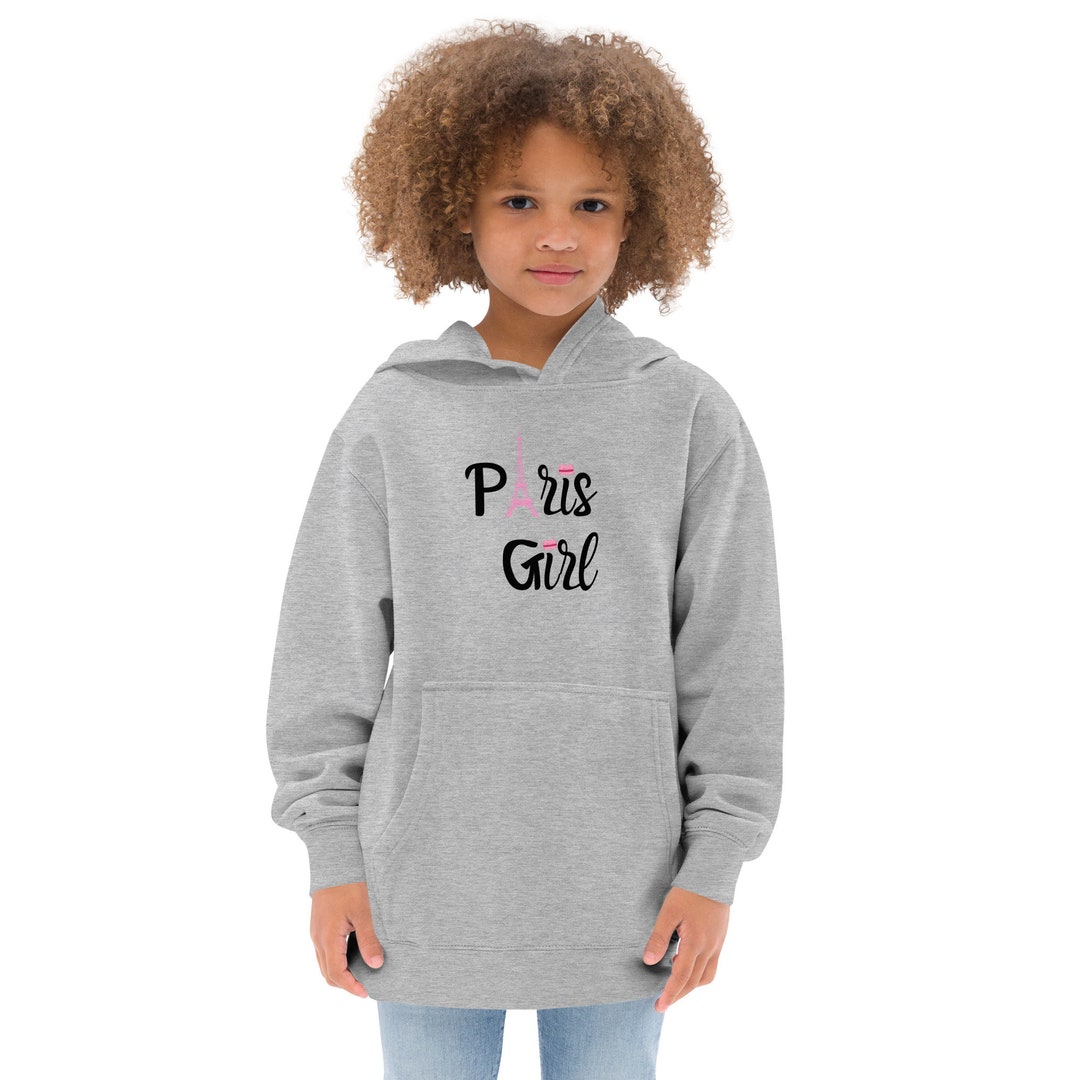 Paris Girl- Paris Eiffel Tower- Hoodie for Girls- Paris Souvenir Gift ...