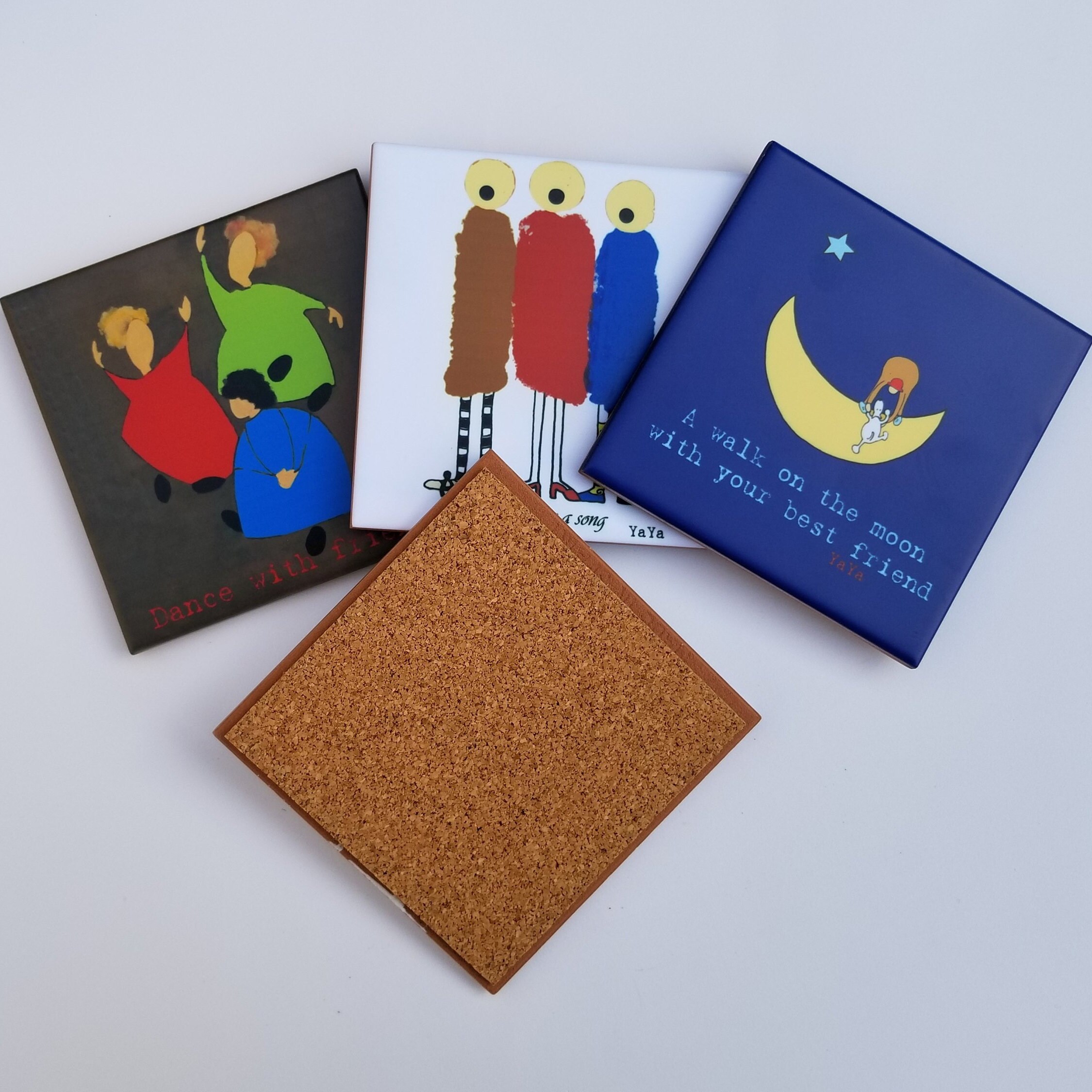 Friends Coasters Friends Coaster Set Coasters for Women Friends Drink ...