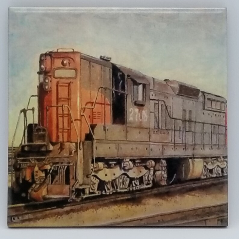 Train Coasters Train Drink Coasters Train Coaster Set Train Lovers ...