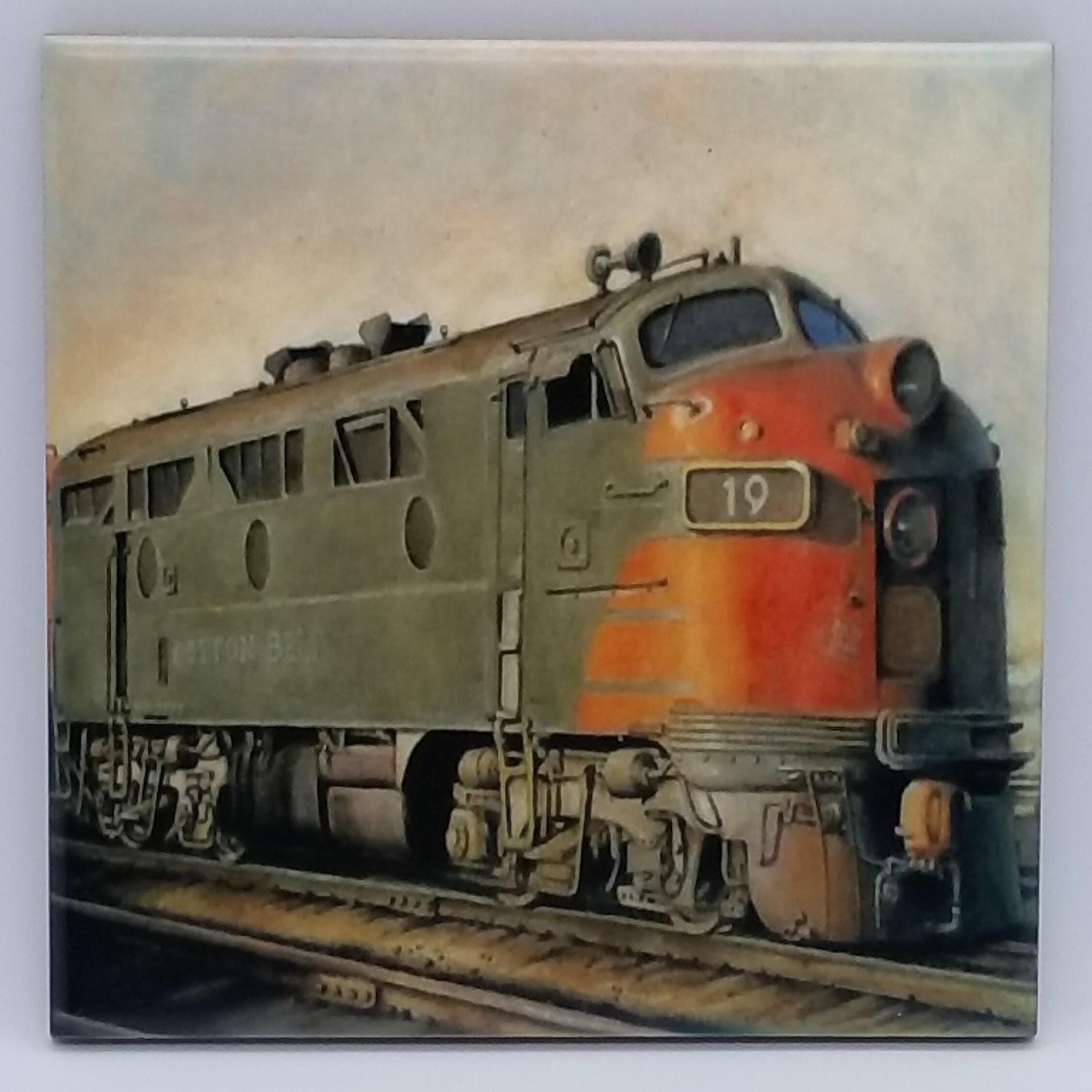 Train Coasters - Train Drink Coasters - Train Coaster Set - Train ...