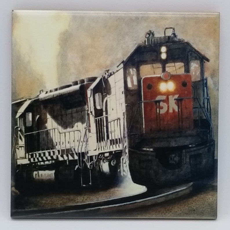 Train Coasters Train Drink Coasters Train Coaster Set - Etsy
