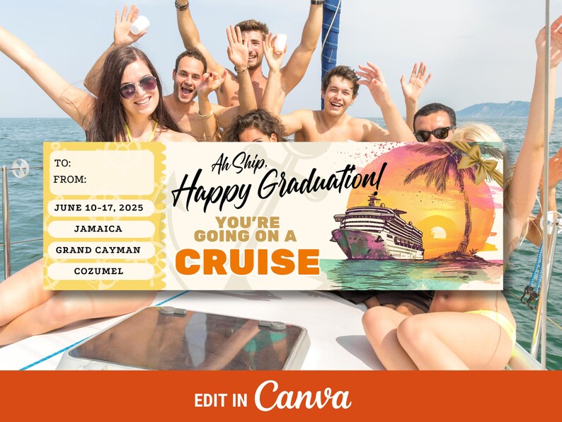 Editable Cruise Ticket Template for Cruise Boarding Pass Surprise ...