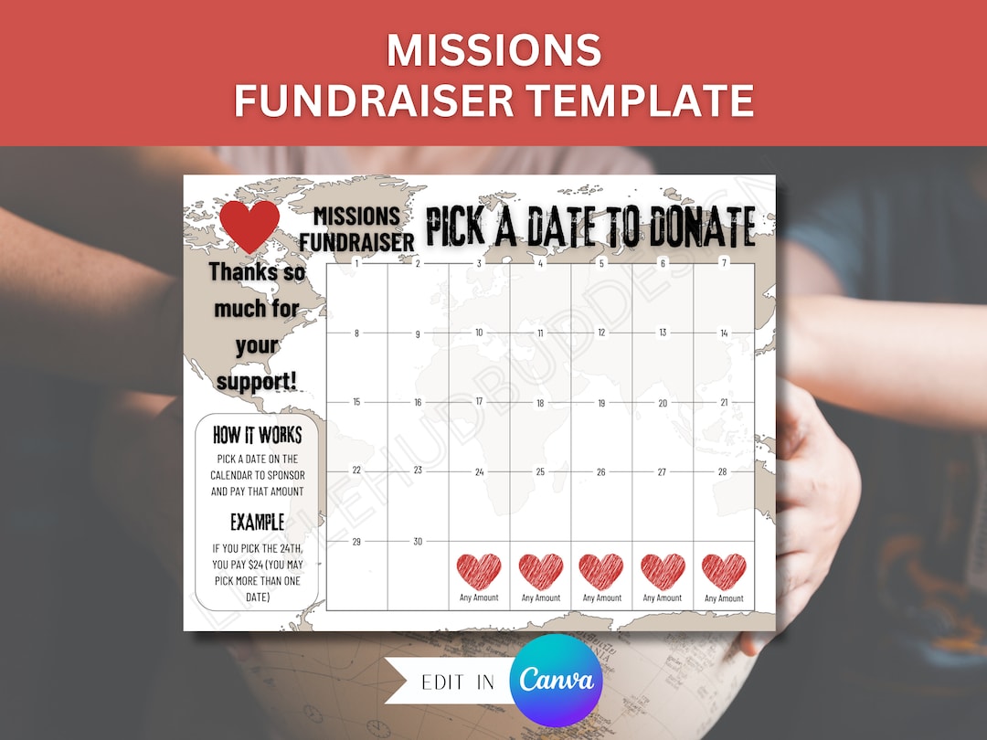 Editable Missions Trip Fundraiser for Church Missionary Fundraiser for ...
