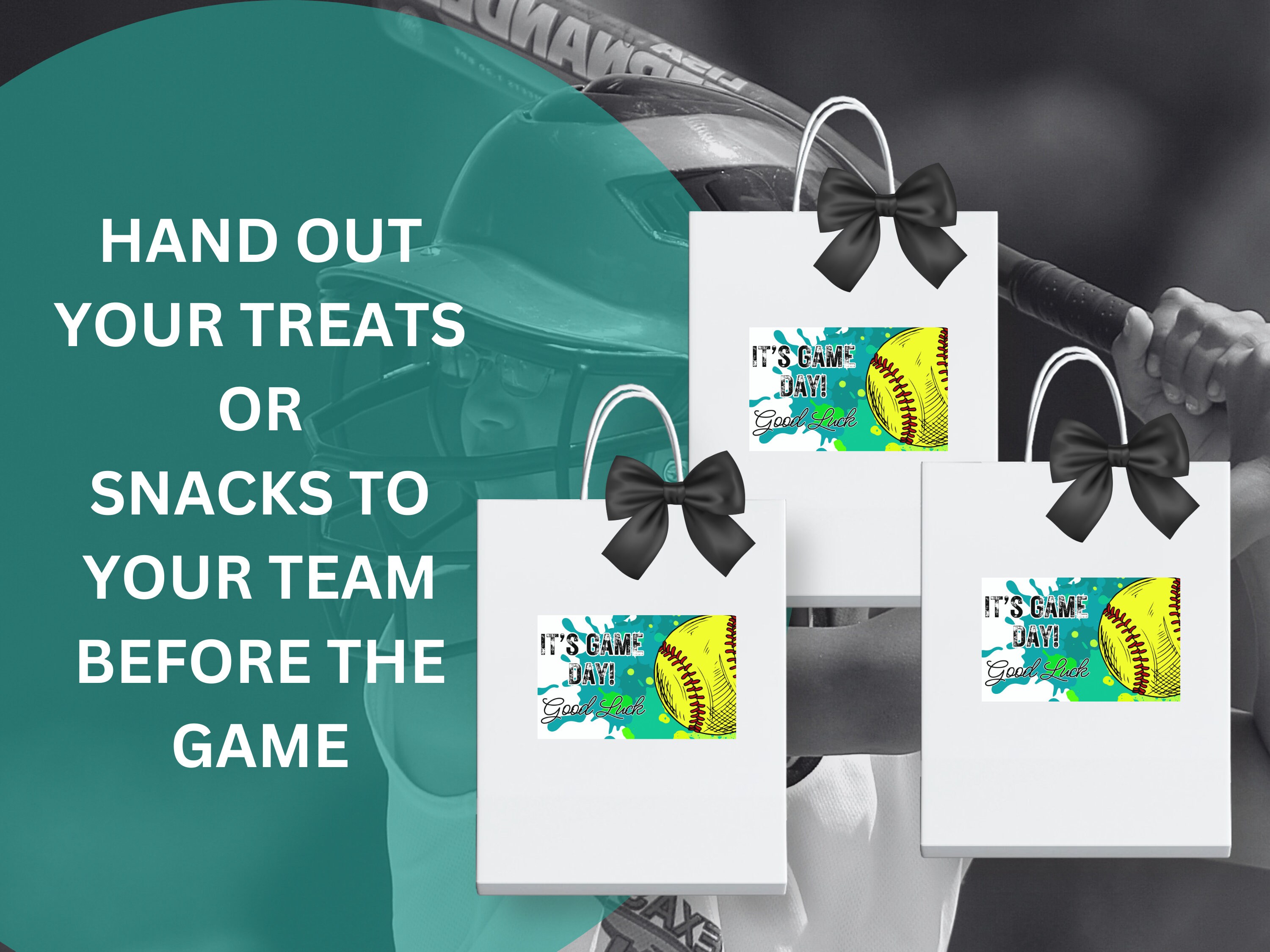 Printable Softball Snack Bag Tag Stickers for Softball Snack Duty Snack ...
