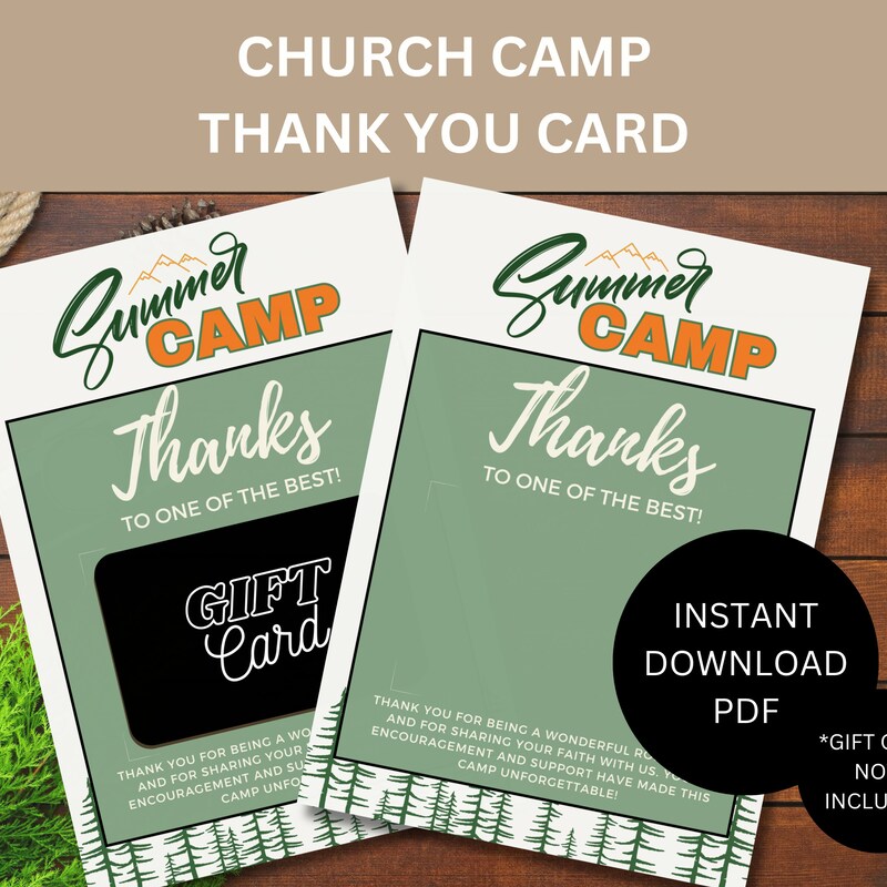 Camping Thank You - Etsy