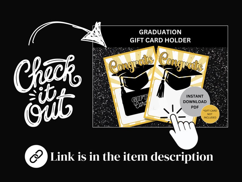 Graduation Gift Card Holder for Grad Gift Card Holder for High School ...