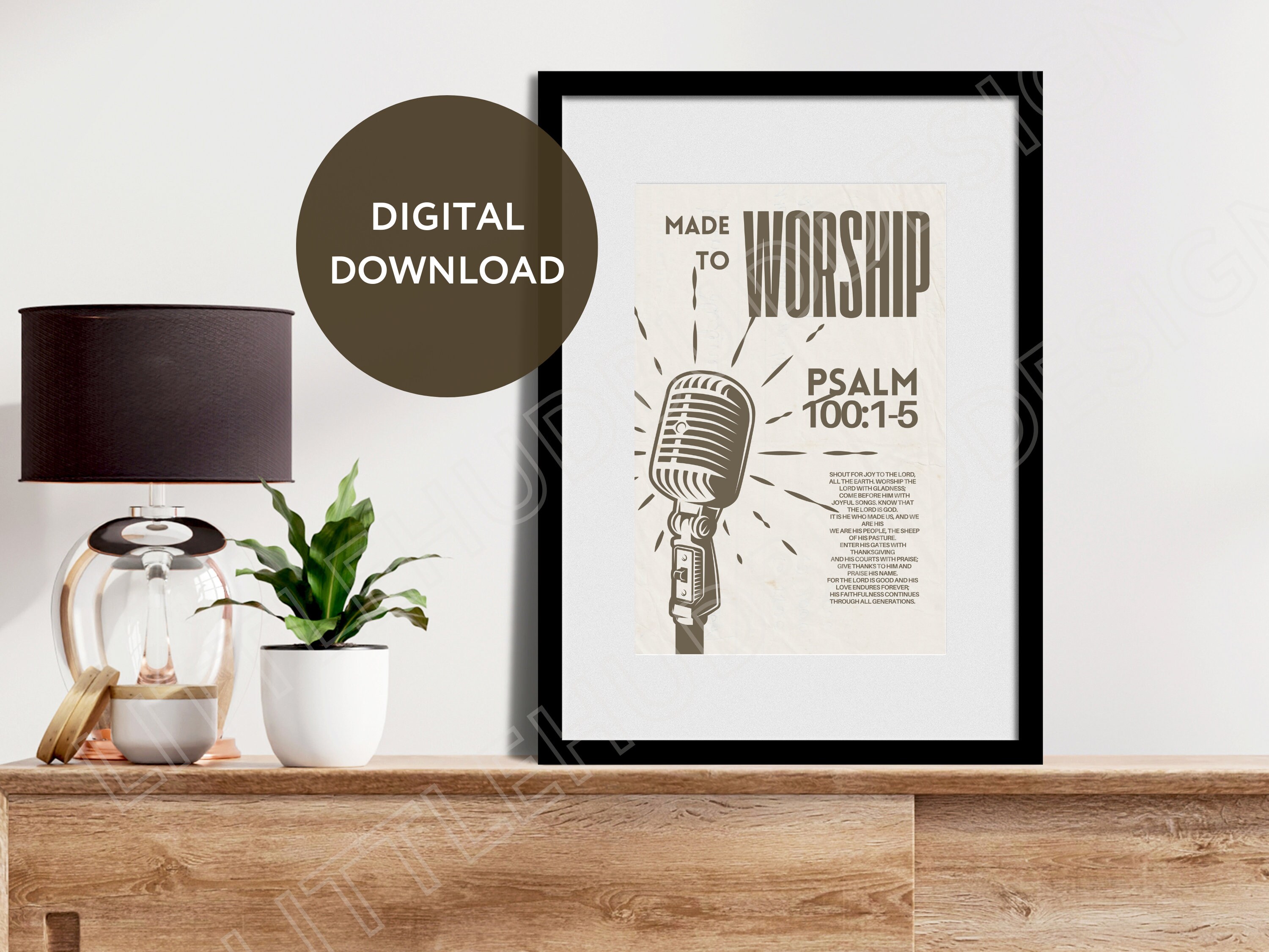 Christian Wall Art for Living Room Decor for Christian Home Scripture ...