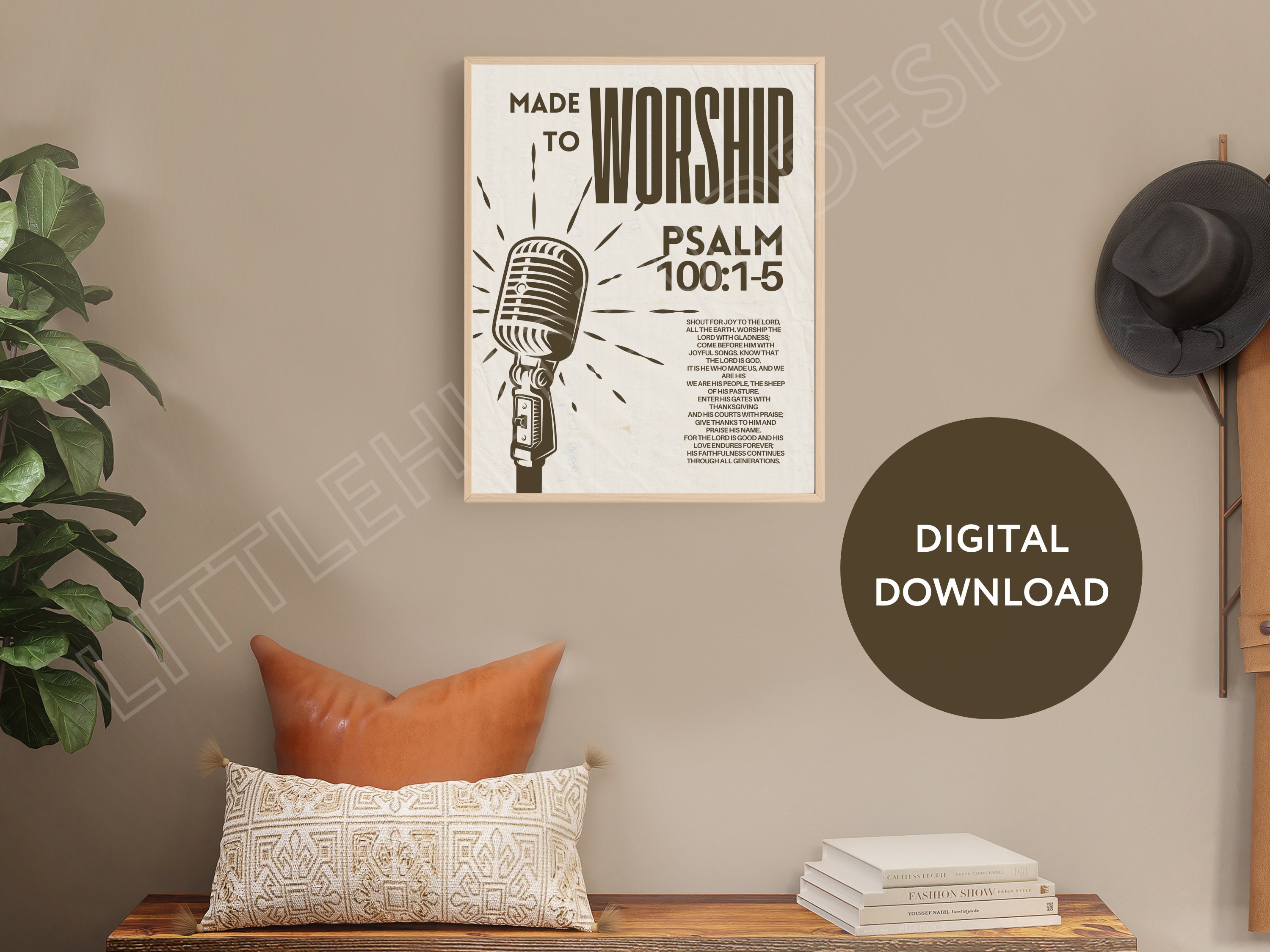 Christian Wall Art for Living Room Decor for Christian Home Scripture ...