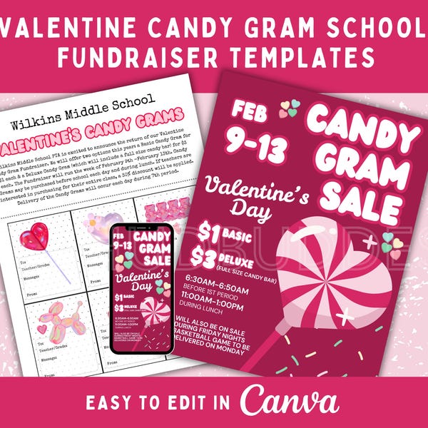 Valentine Candy Grams - Etsy