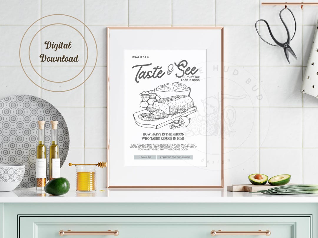 Christian Wall Art for Kitchen Decor for Christian Home Scripture ...