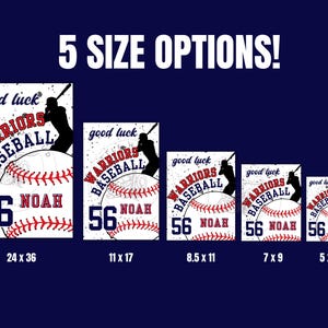 Baseball Locker Sign Template for Baseball Hotel Door Sign for Team ...