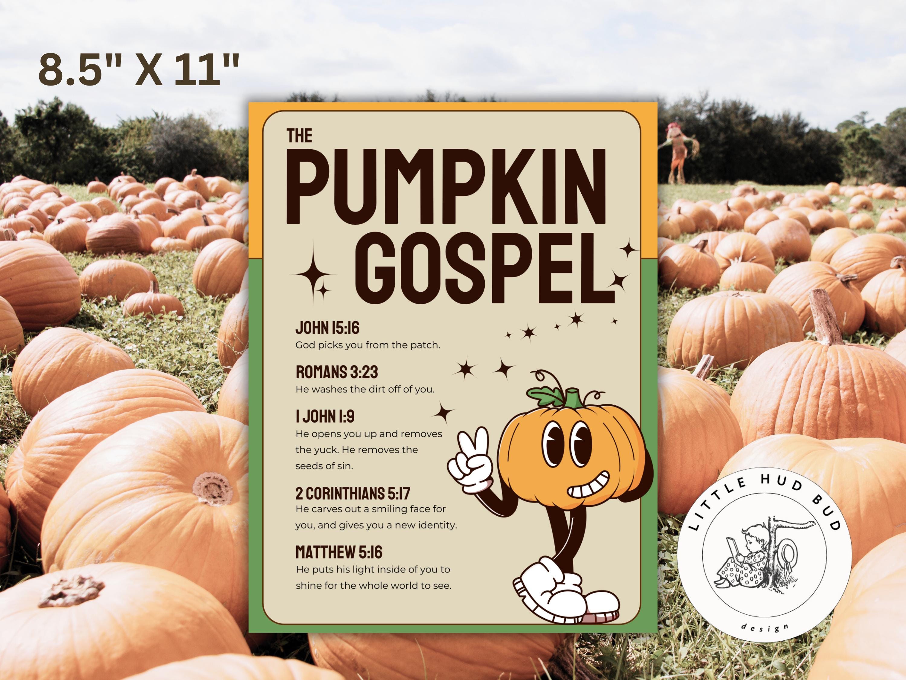 Christians Are Like Pumpkins Printable Pumpkin Gospel Printable ...