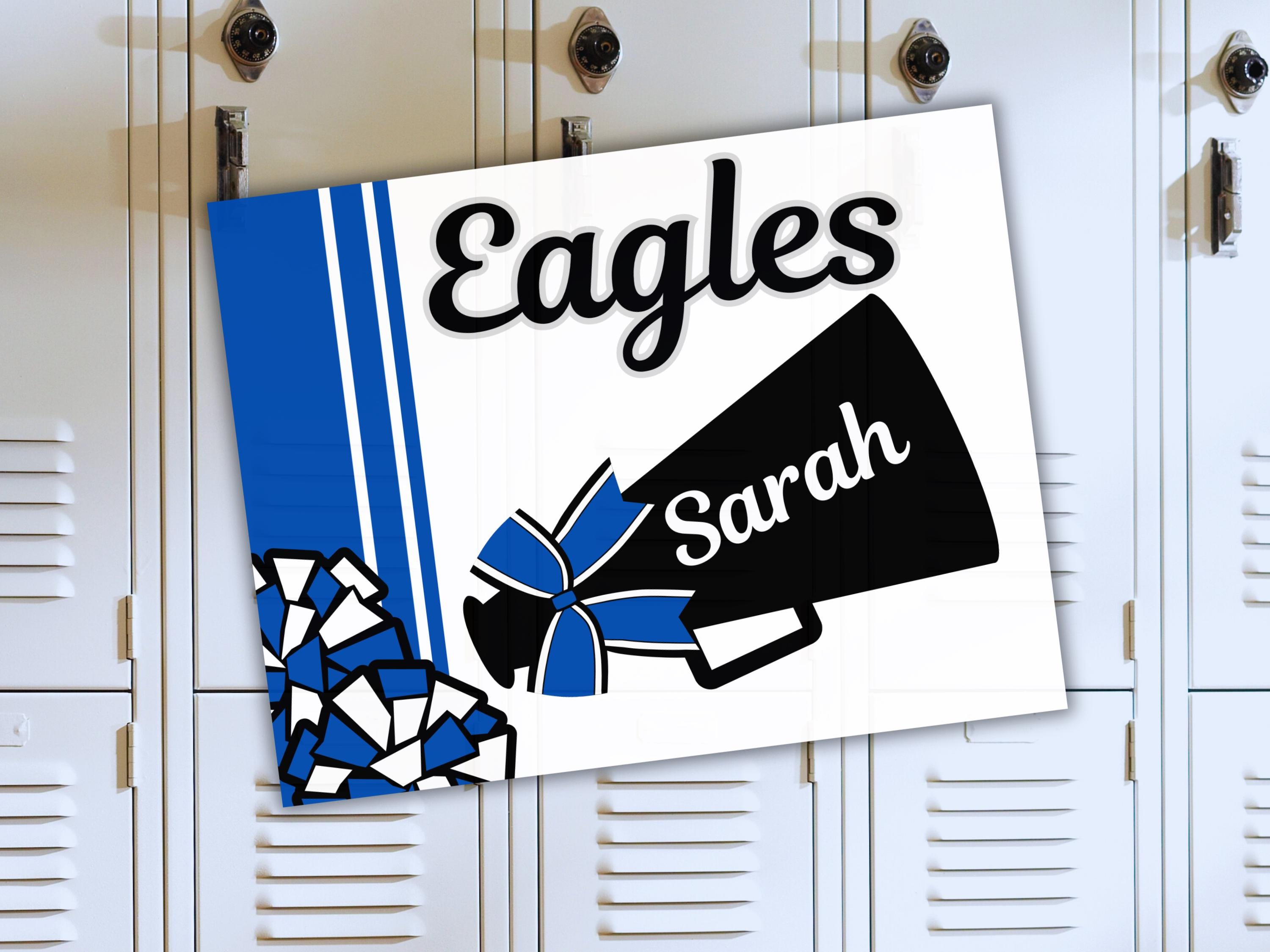 Cheer Locker Decoration Template for Cheer Competition Signs Editable ...