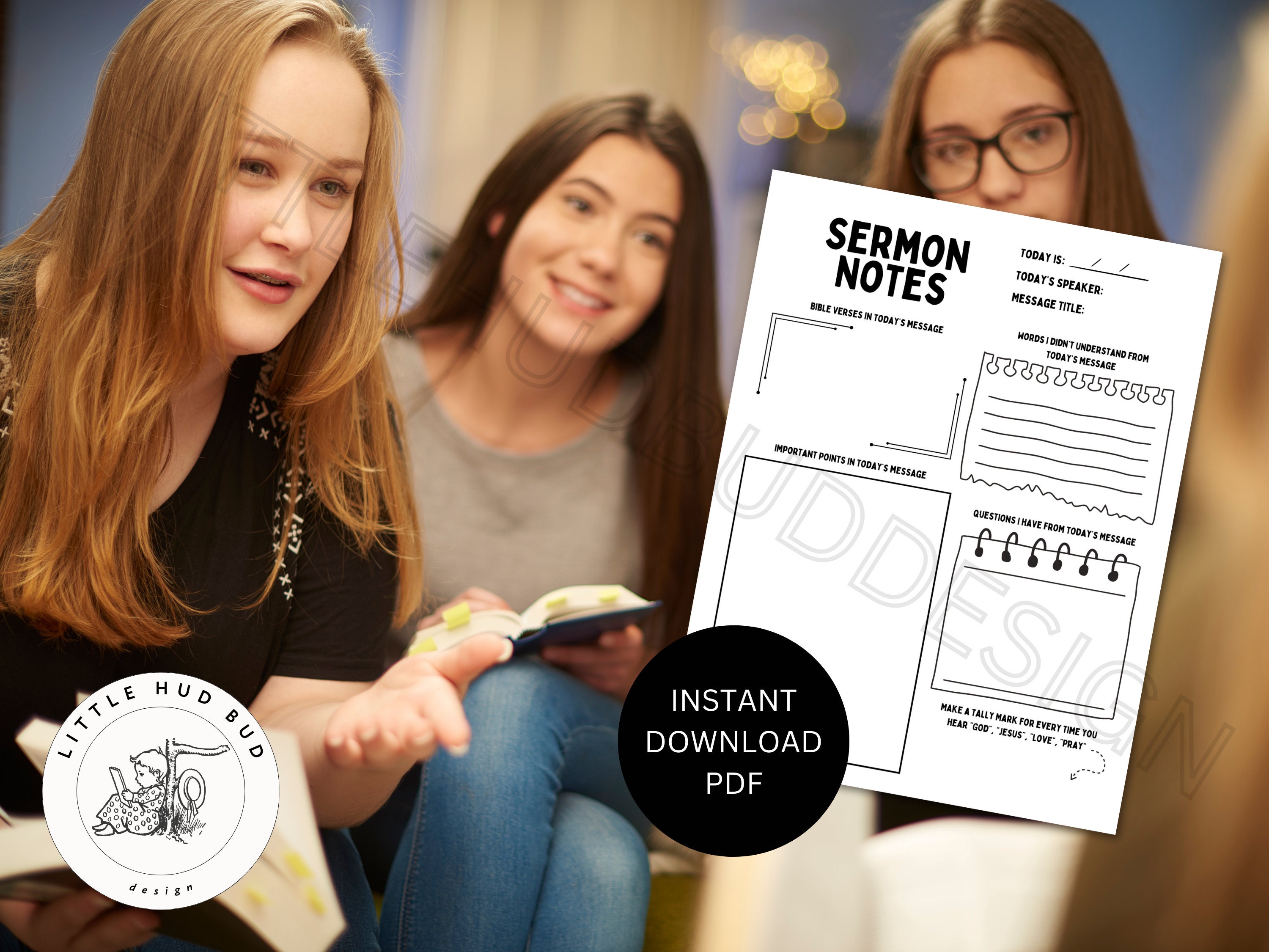 Sermon Notes for Kids Sermon Notes for Teen Church Notes for Kids Bible ...