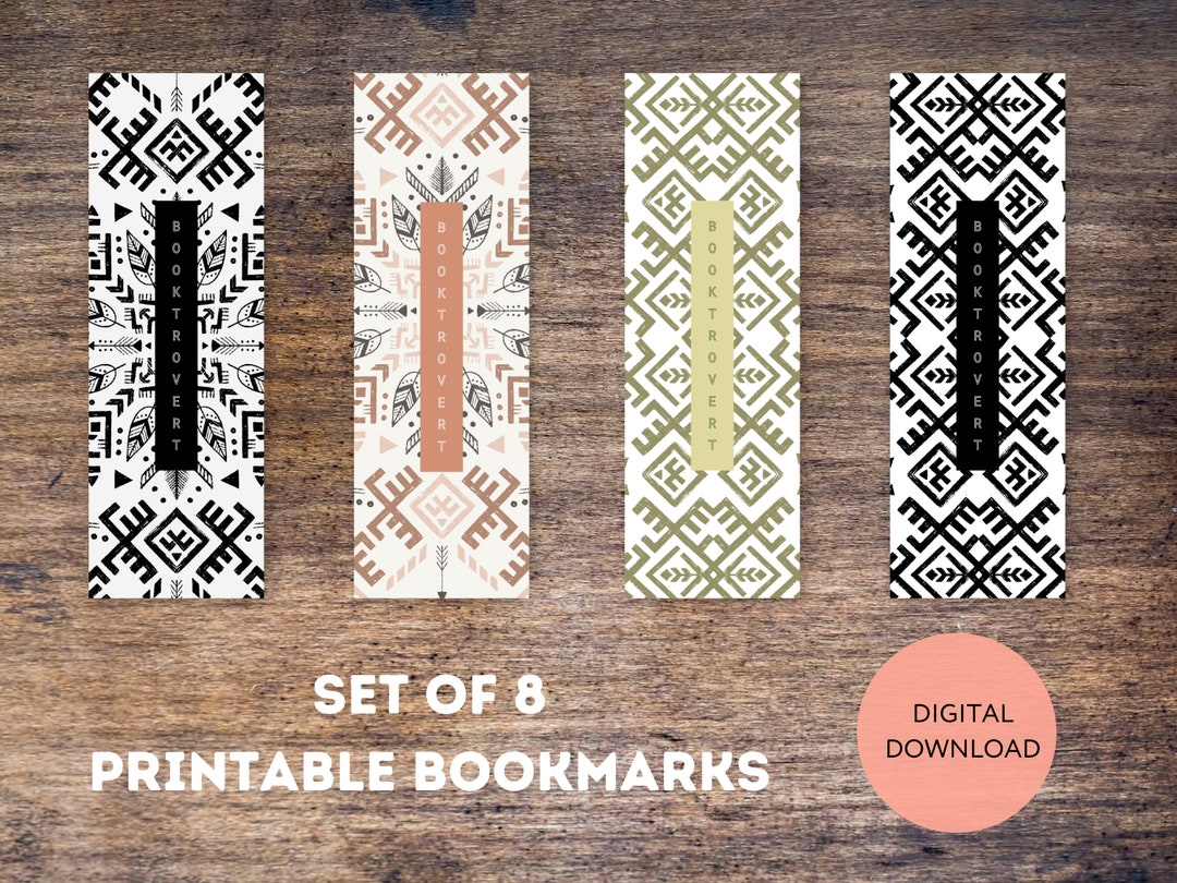 Printable Bookmarks Aesthetic Bookmark Boho Bookmark Coastal Cowgirl ...