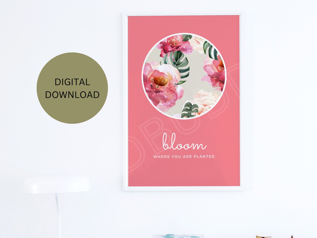 Tween Girl Power Wall Art Digital Print Dopamine Decor for Dorm Room ...