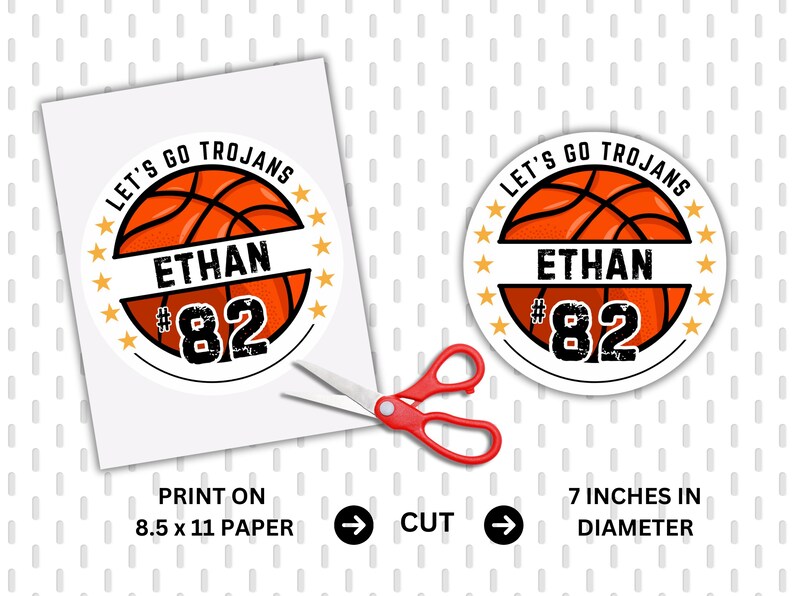 Basketball Team Locker Sign Template for Basketball Pep Rally Sign for ...
