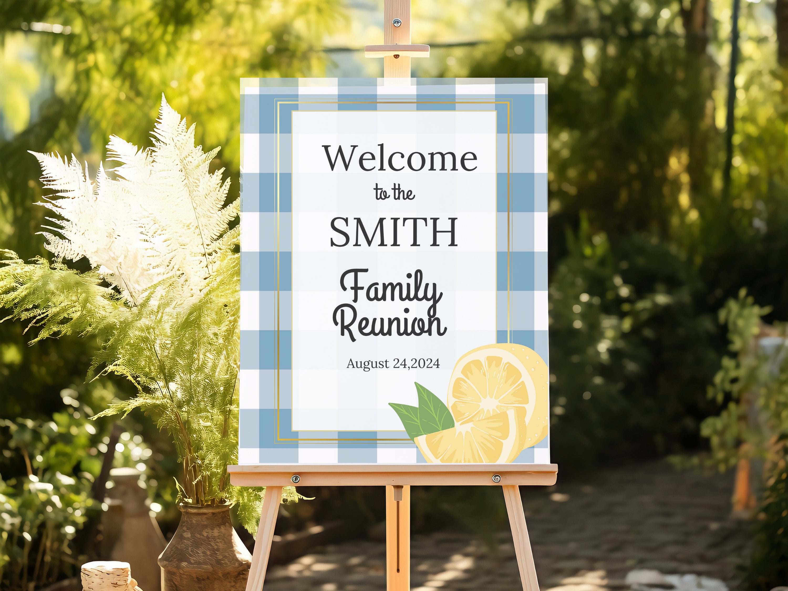Customized Family Reunion Welcome Sign for Family Reunion Poster ...