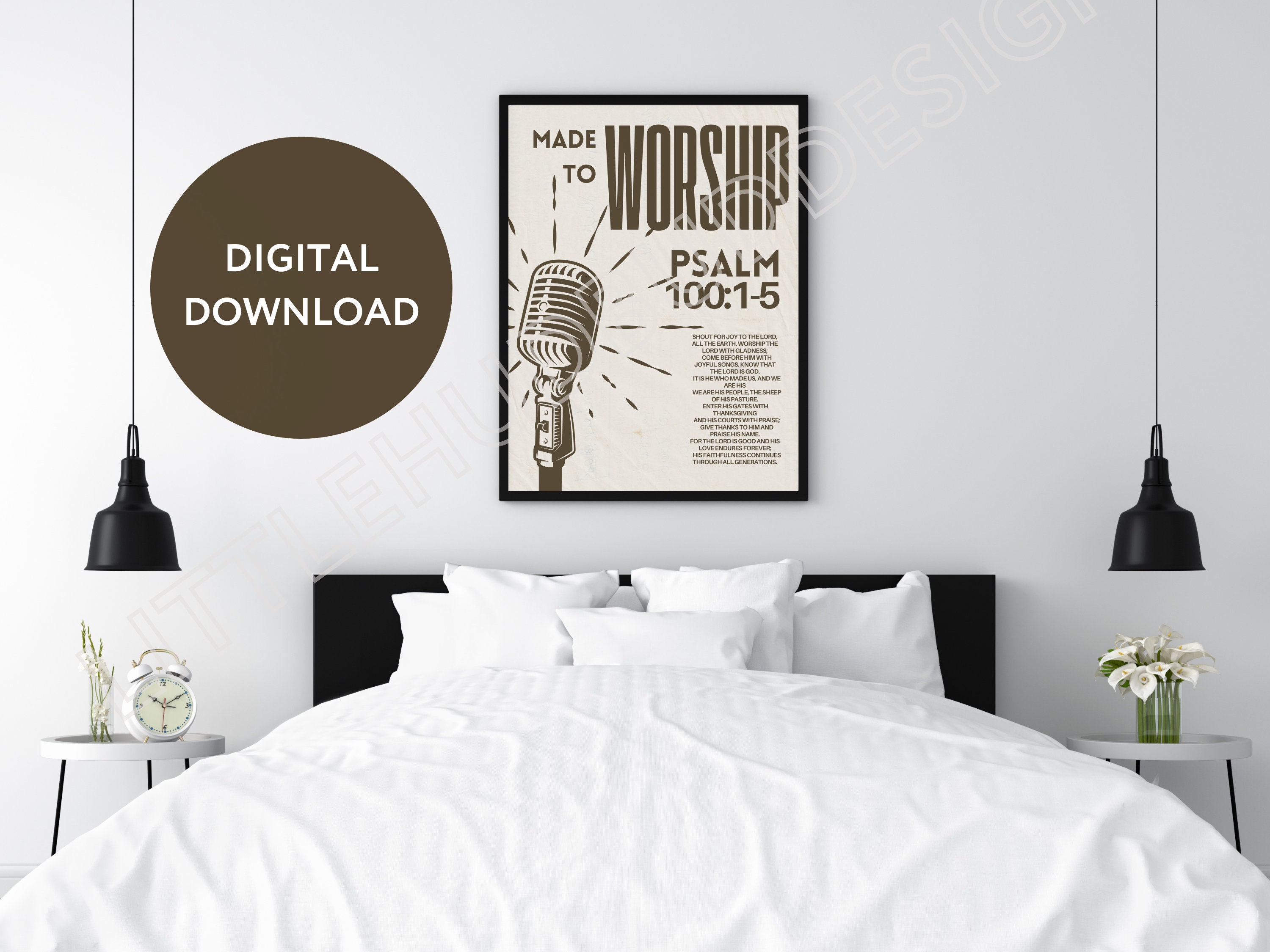 Christian Wall Art for Living Room Decor for Christian Home Scripture ...