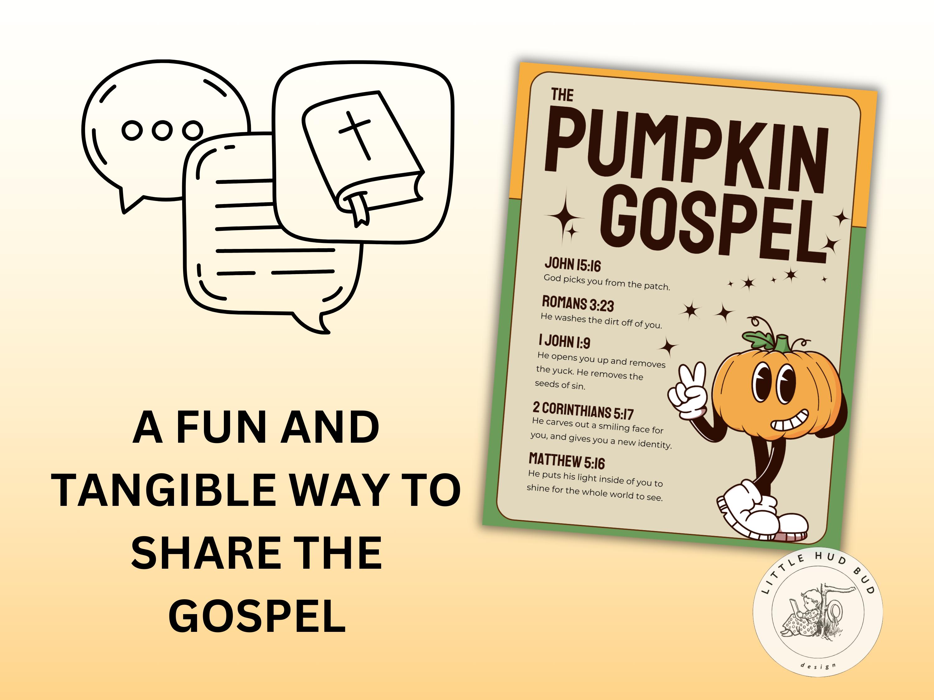 Christians Are Like Pumpkins Printable Pumpkin Gospel Printable ...