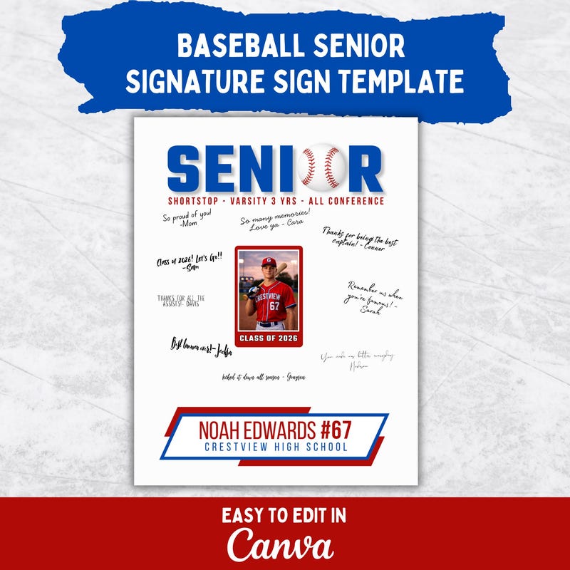 Senior Sign Out Poster - Etsy