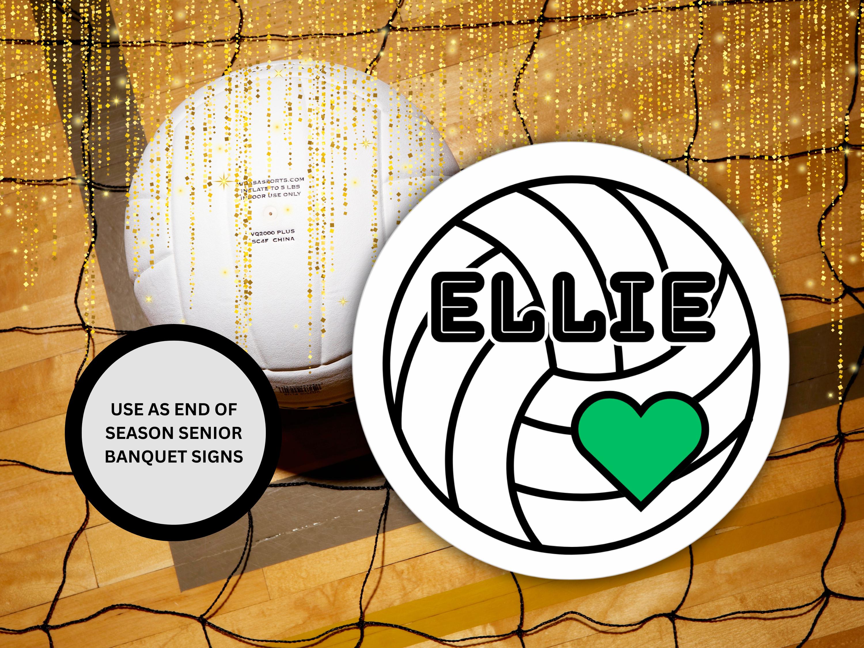 Volleyball Locker Sign Template for Travel Volleyball Tournament Sign ...